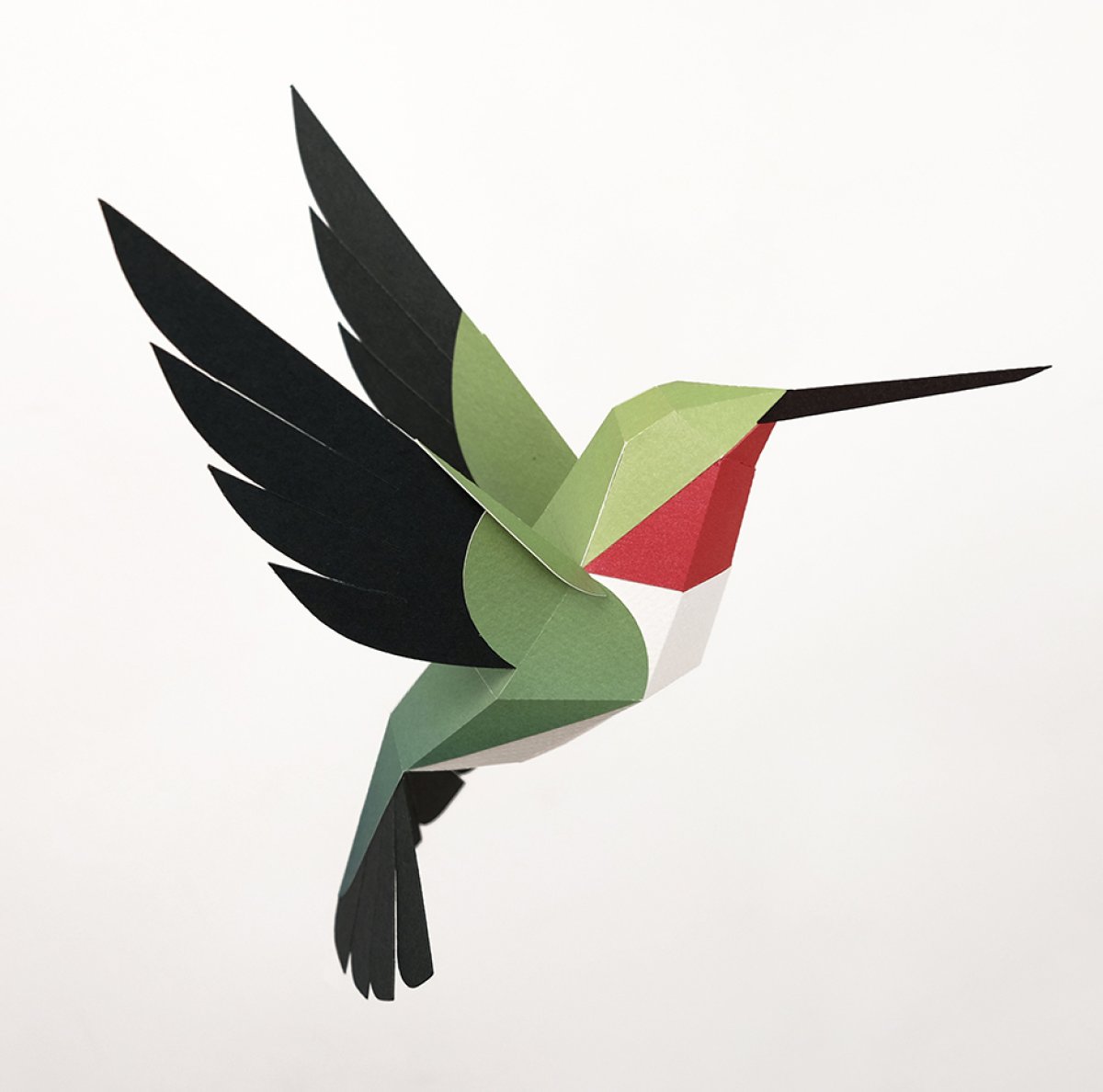 Kolibri paperbird to fold yourself - Bird items